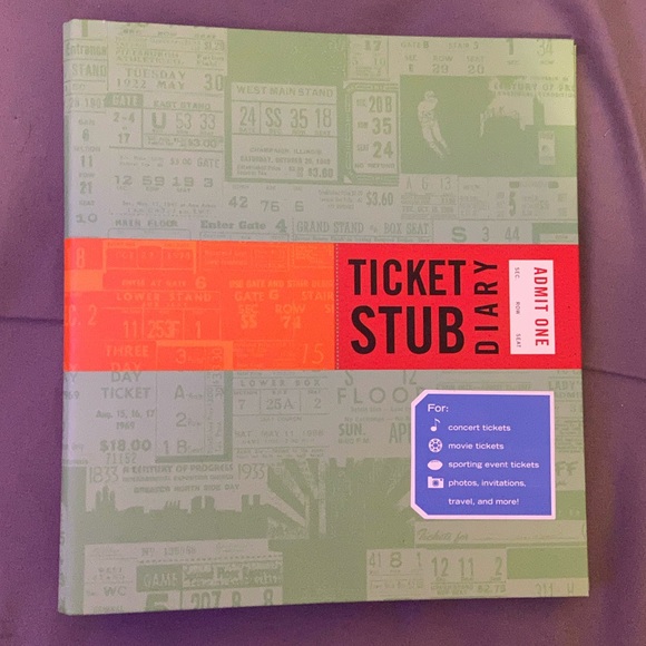 Chronicle Books | Office | Ticket Stub Diary Binder | Poshmark